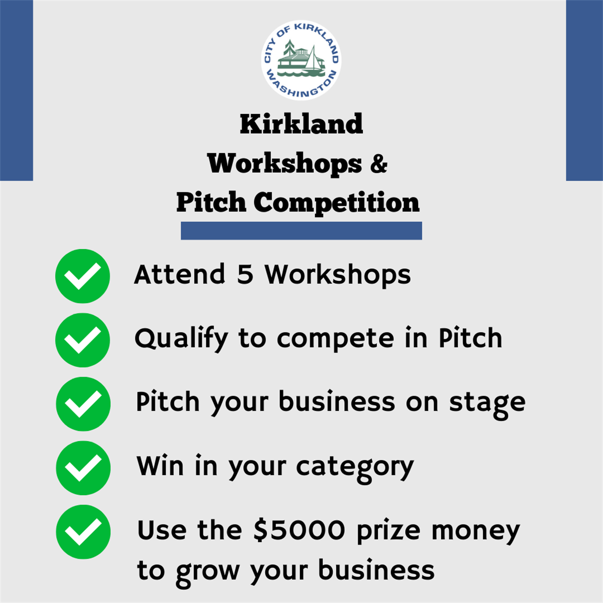 Kirkland Small Businesses: Join our Pitch Workshop and Competition ...
