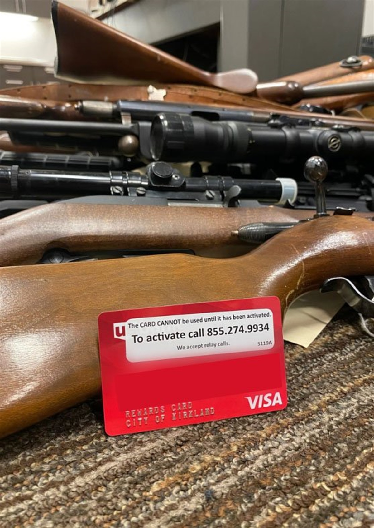 KPD's Second Guns for Gift Cards Exchange – City of Kirkland