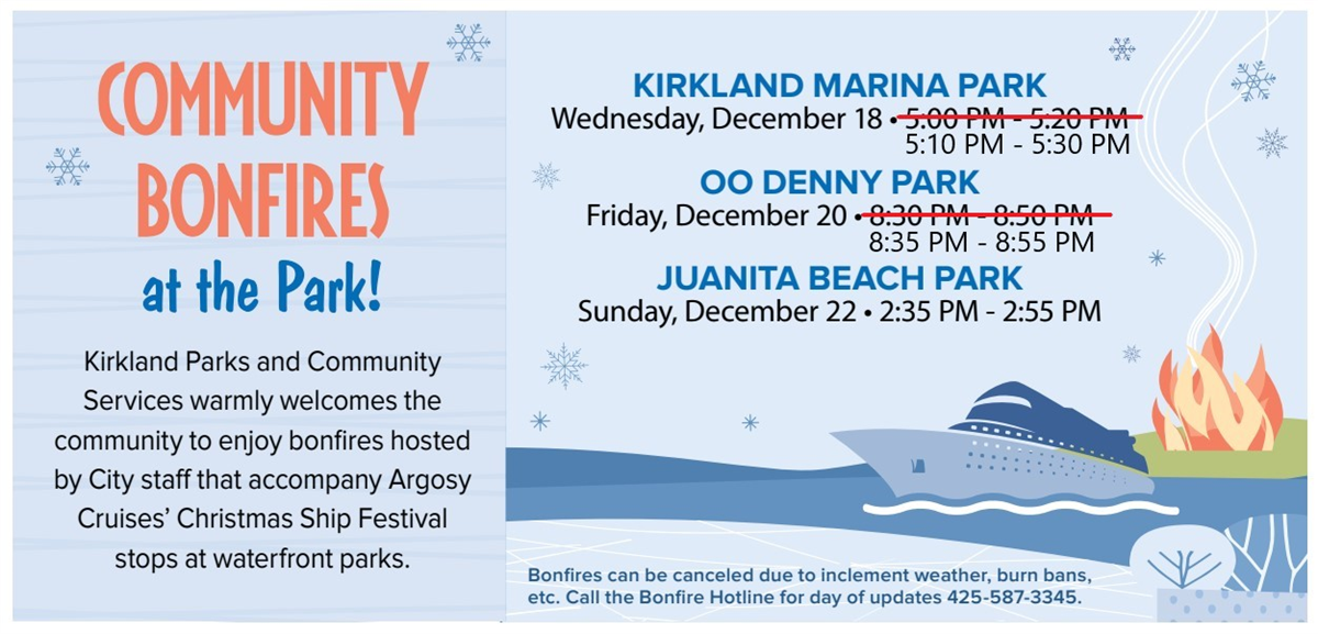 Community Bonfires at the Park – City of Kirkland